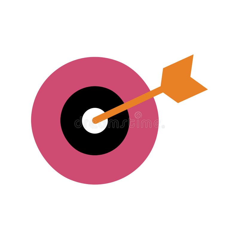 Target Icon / Dart Icon stock vector. Illustration of sport - 142053028