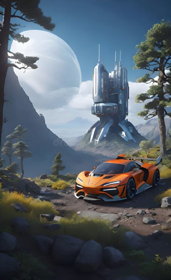 Future View with Upgrade Technology Ai Generated Stock Illustration ...