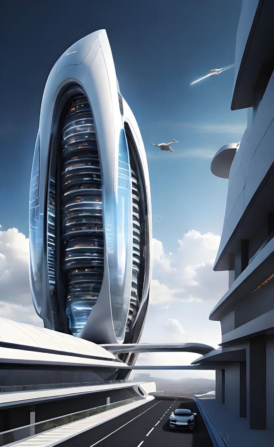 Future View with Upgrade Technology Ai Generated Stock Illustration ...