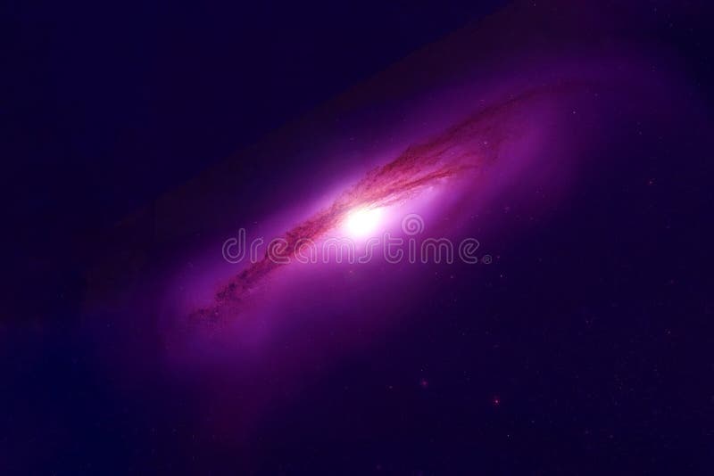 A Beautiful Galaxy in Deep Space. Background Texture Stock Photo ...
