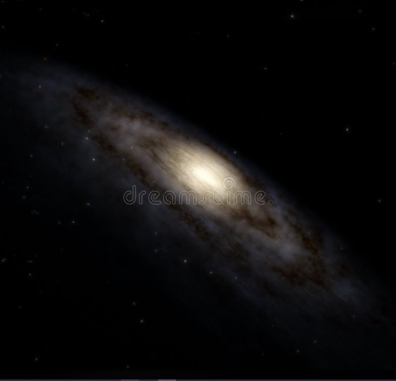Beautiful Galaxy with Stars 3d Illustration, Deep Space Background ...