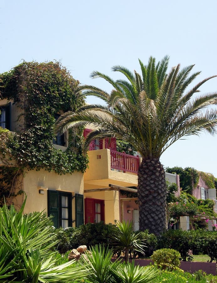 Beautiful garden stock image. Image of garden, hotel - 48916607