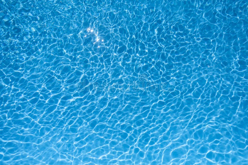 Beautiful Gentle Wave in Swimming Pool with Sun Reflection Stock Image ...