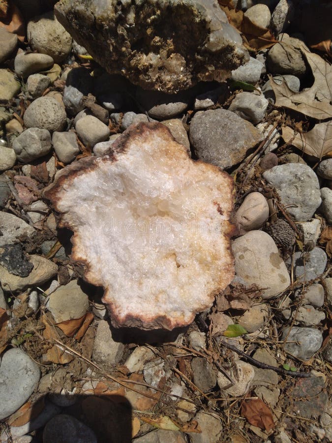Beautiful Geode rock stock photo. Image of nature, beautifulgeode ...