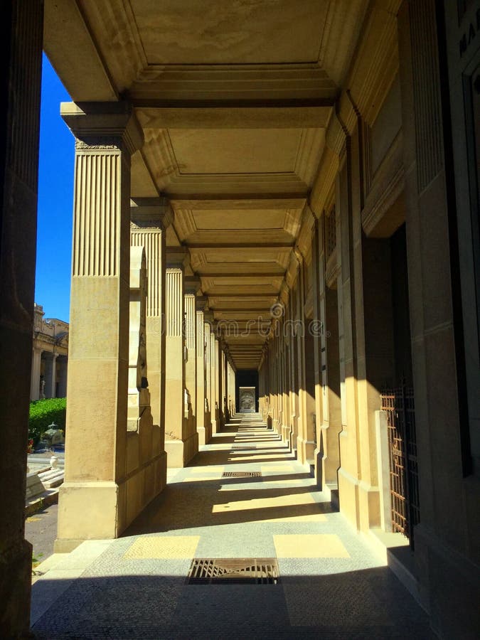 Geometric arcades stock photo. Image of lighting, architecture - 243247956