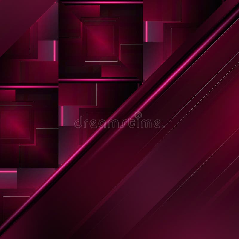 Beautiful Geometric Pattern in Crimson Color. Abstract Background for ...