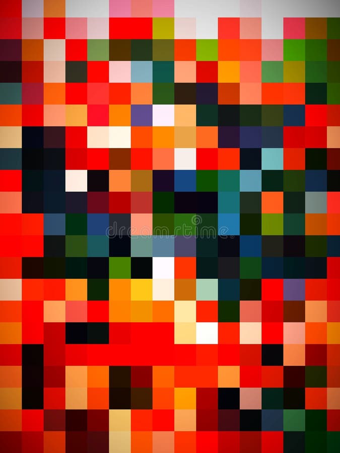 A Beautiful Geometric Pattern of Designing Squares Stock Illustration ...