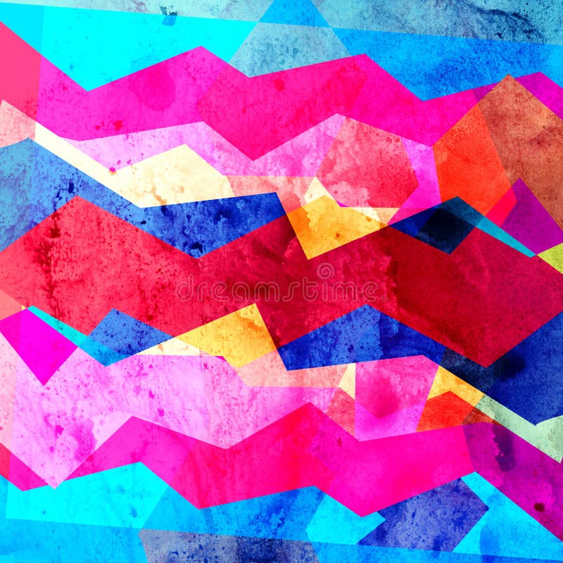 Beautiful Geometric Pattern of Different Stripes Stock Illustration ...