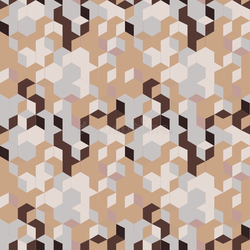 Beautiful Geometric Vector Seamless Pattern Stock Vector - Illustration ...