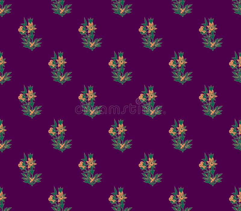 Beautiful Geometrical Flower Fabric Pattern, Tile Pattern Allover ...