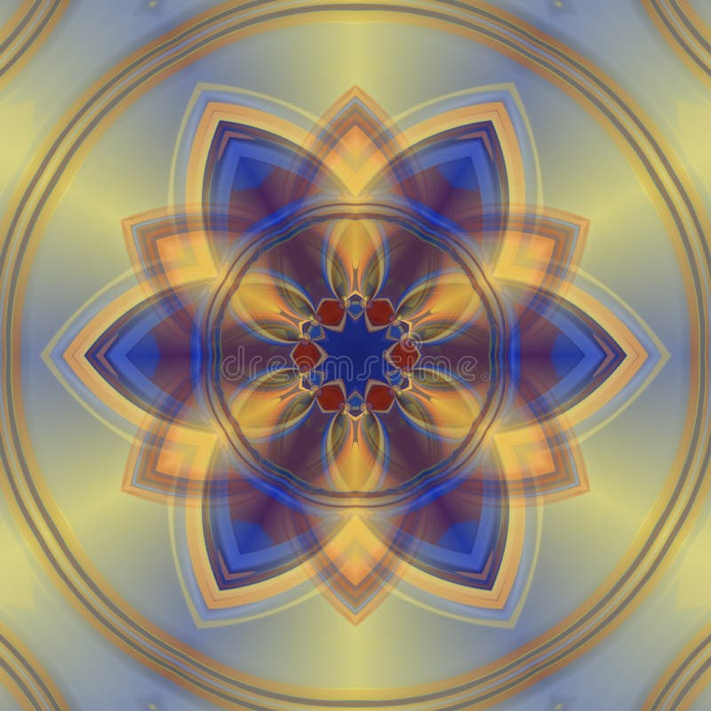 A Beautiful Geometryical Pattern Design Stock Illustration ...