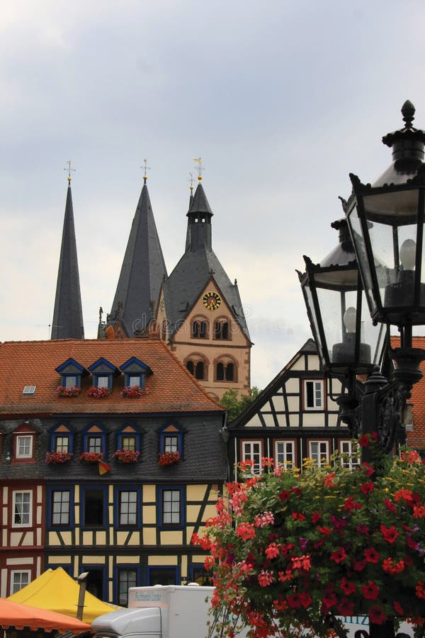 Beautiful German Architecture Stock Image - Image of scenic, german ...