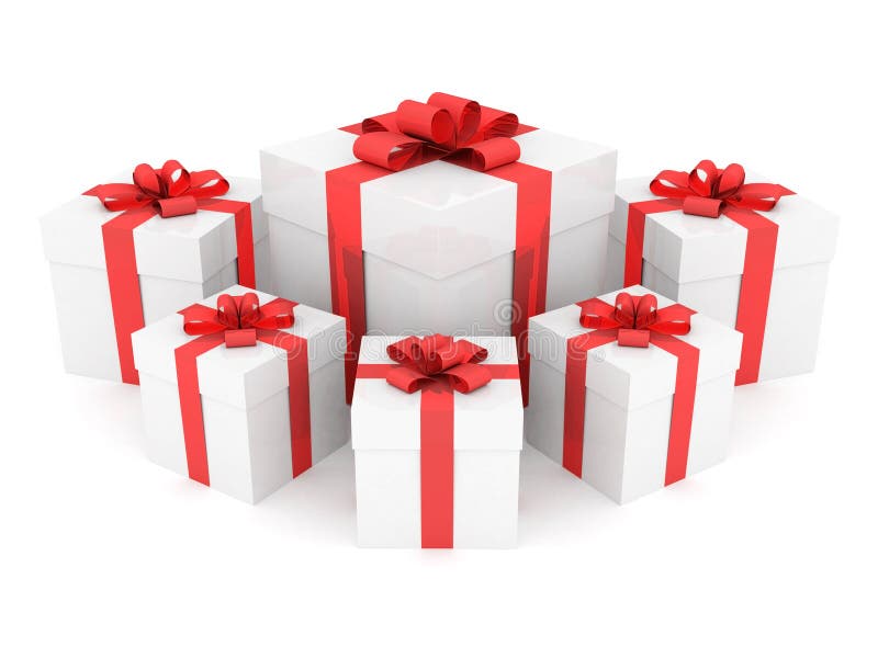 Beautiful gift box stock illustration. Illustration of icon - 27943844