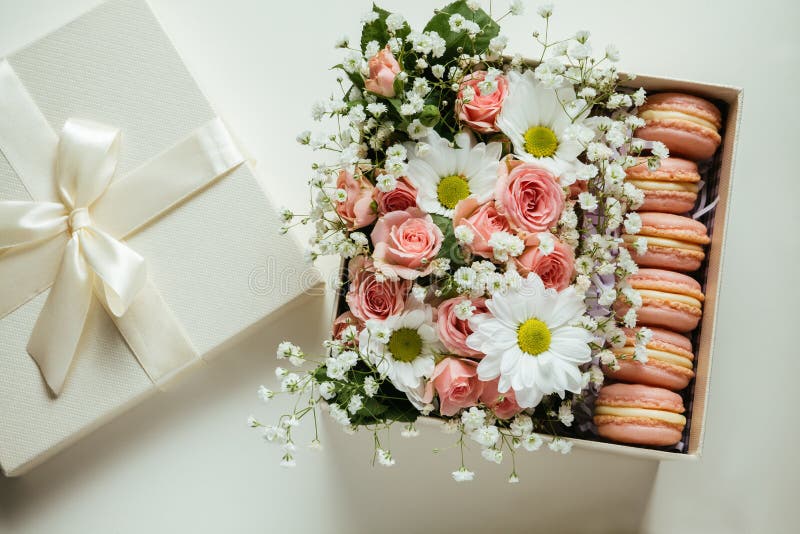 Beautiful Gift Box stock image. Image of homemade, flora - 68095997