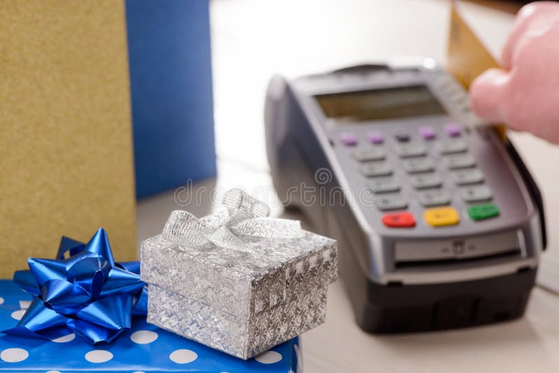 Swipe card stock photo. Image of credit, hand, management - 8519492