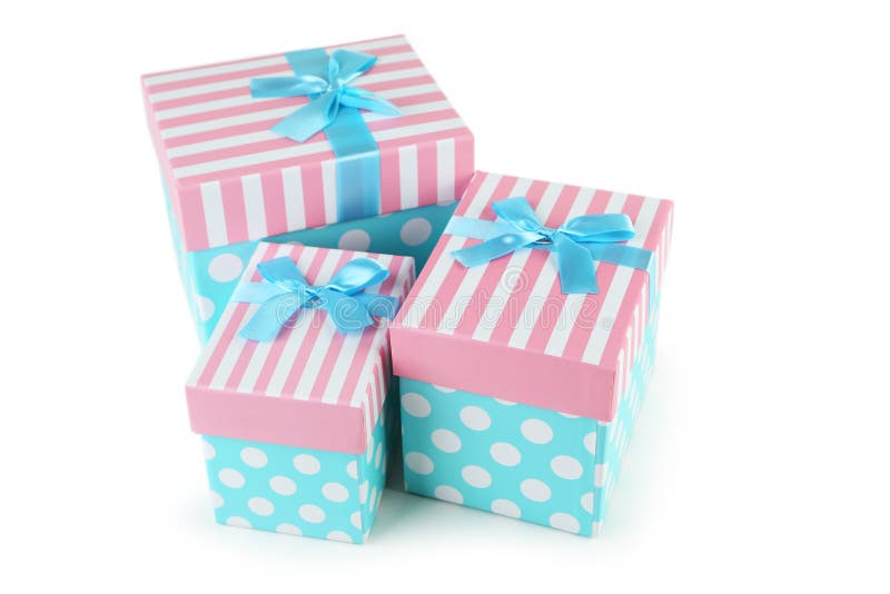 Beautiful gift boxes stock image. Image of decoration - 53631645