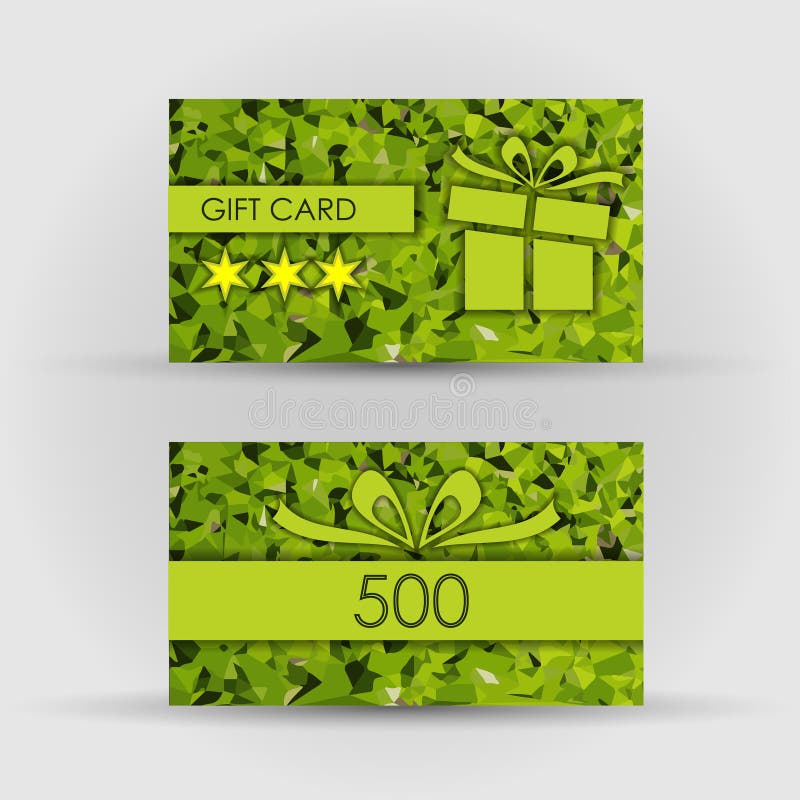 Beautiful Gift Card, Illustration. Stock Vector - Illustration of ...