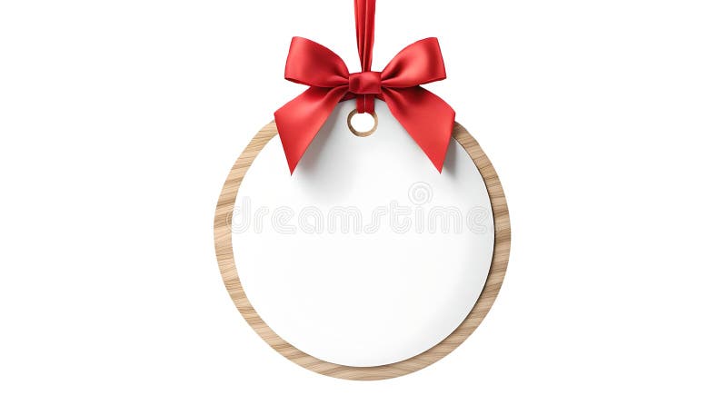 Beautiful Gift Tag with Copy Space Stock Illustration - Illustration of ...