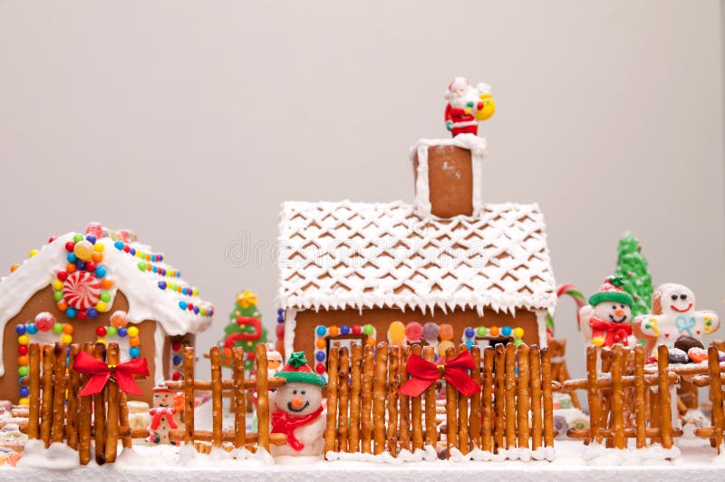 Beautiful Gingerbread House Stock Photo - Image of biscuit, creative ...