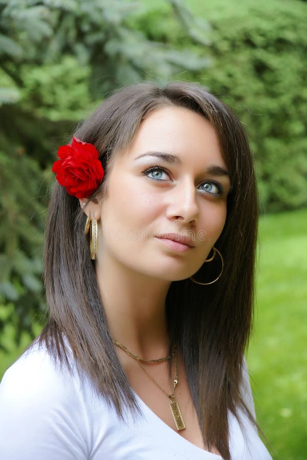 Beautiful italian woman stock photo. Image of brown, italian - 89410552