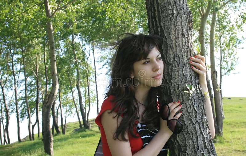 Young Sad Girl with Computer Stock Photo - Image of mood, unhappy: 11016560