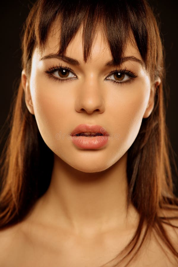 Beautiful girl stock image. Image of attractive, eyes - 5843411