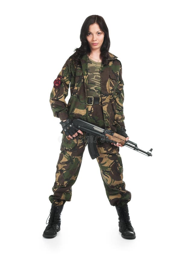 Beautiful Girl with a Sword Stock Photo - Image of katana, aggressive ...