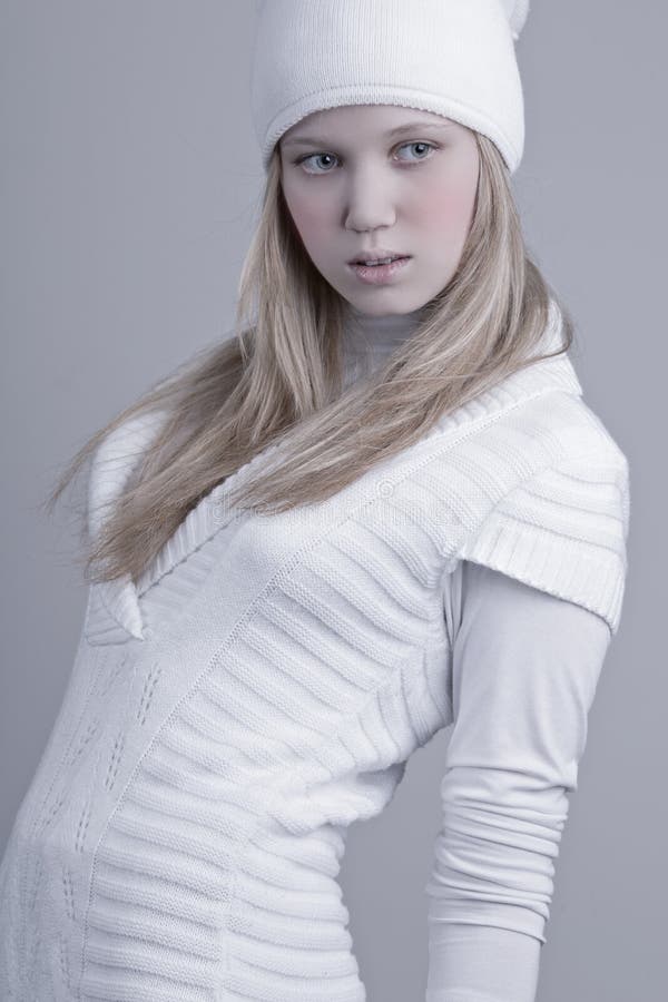 Beautiful Girl with Bright Fiber Opt Stock Photo - Image of care ...