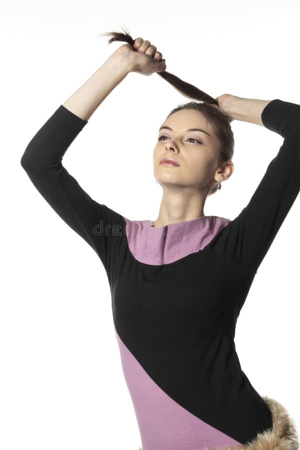 Girl Standing in Defiant Pose Stock Image - Image of view, bell: 20068523