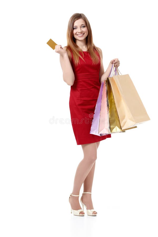 Girls with credit cards stock image. Image of elegant - 19614931