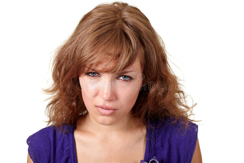 Beautiful girl crying stock image. Image of beauty, crying - 16096723