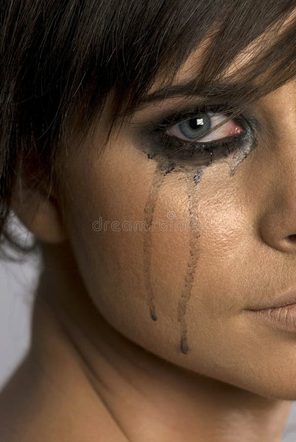 Beautiful Girl Crying stock photo. Image of attractive - 4892658
