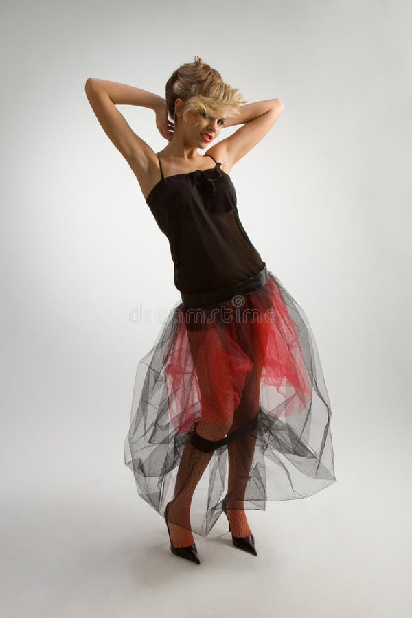 Girl in diaphanous dress stock photo. Image of dress - 11805640