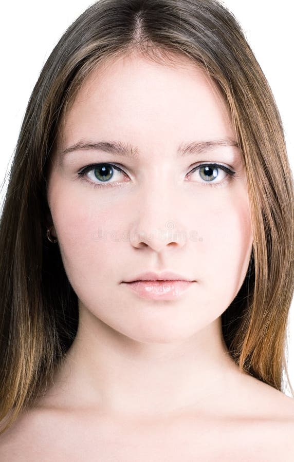 Beautiful Girl face. stock photo. Image of happy, concept - 21480448