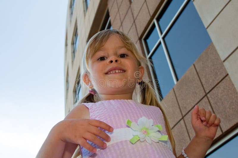 Beautiful girl growing stock photo. Image of excited - 25752006