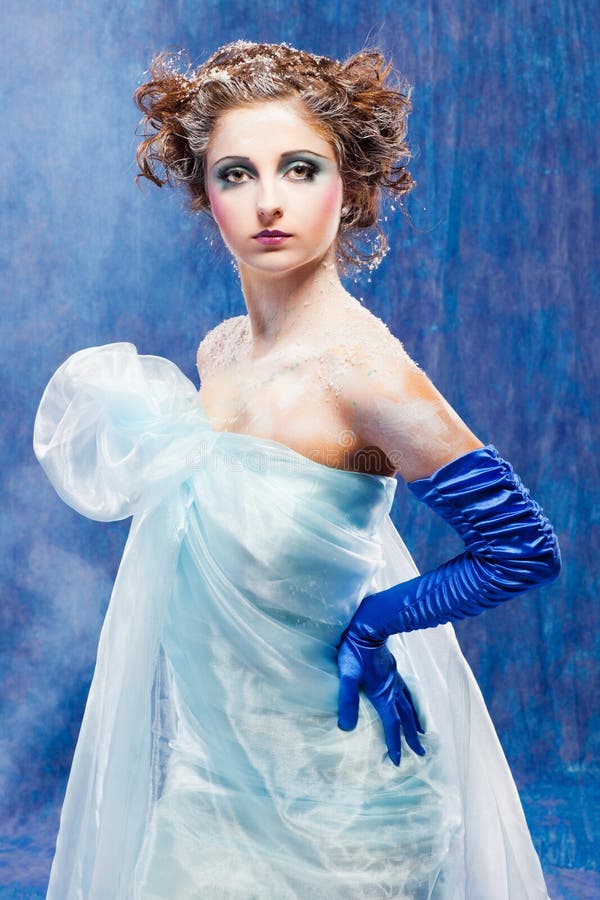 Beautiful snow queen stock photo. Image of frozen, beauty - 22223118