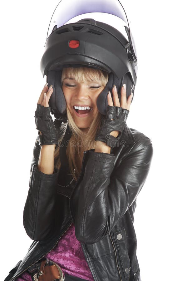 7,808 Girl Motorcycle Helmet Stock Photos - Free & Royalty-Free Stock ...