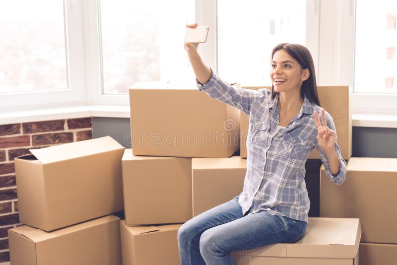 Beautiful girl moving stock image. Image of girl, estate - 80996231