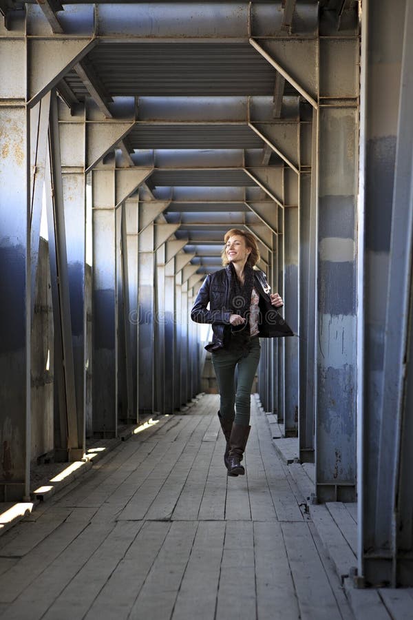 Beautiful girl running stock photo. Image of emotions - 32077284