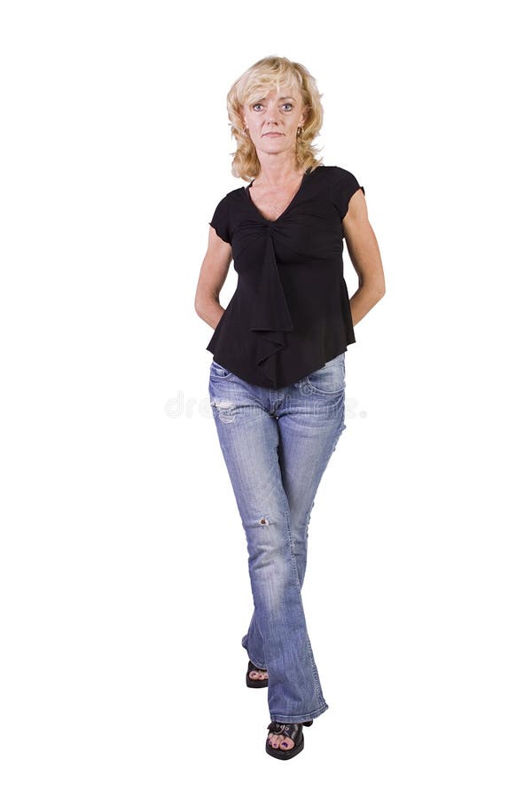 Beautiful Girl Standing Up stock photo. Image of dress - 16657928