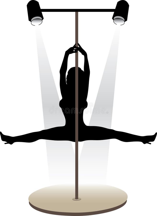 Beautiful Girl Striptease Dancer Stock Vector - Illustration of beauty ...