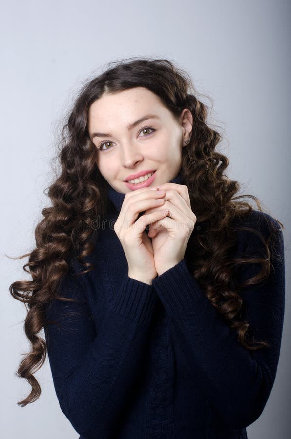 Beautiful Girl in the Studio Stock Image - Image of abstraction, model ...