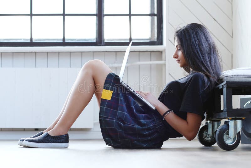 Beautiful girl stock photo. Image of learning, pretty - 56972640