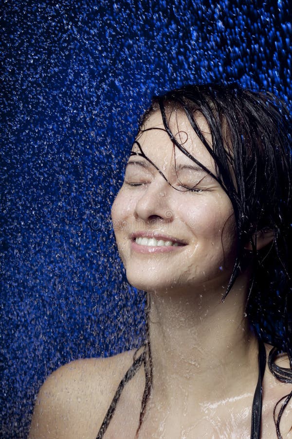 Beautiful Girl in the Water Stock Image - Image of natural, beauty ...