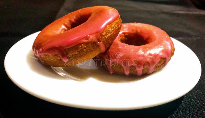 Beautiful glazed donuts stock image. Image of family - 188471145