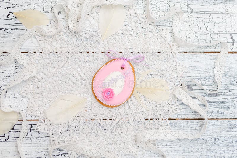 Beautiful Glazed Easter Cookies Stock Image - Image of decor, dessert ...