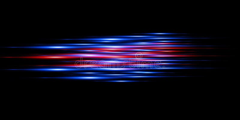 Beautiful Glow Glow and Spark. Red and Blue Special Effect. Laser Beams ...