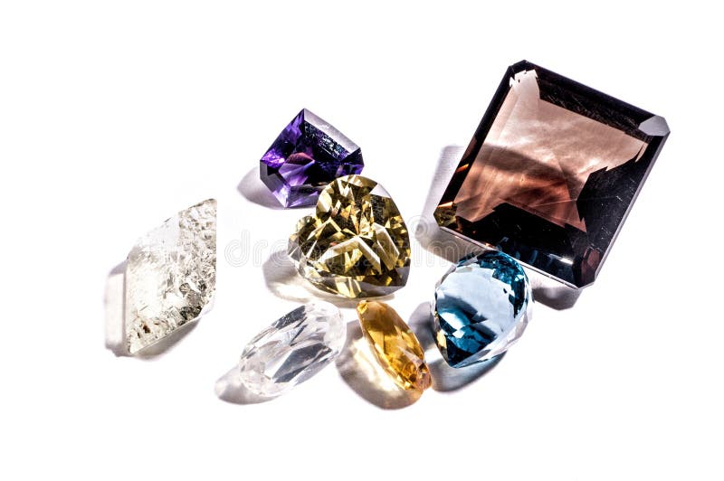 Beautiful glowing gems stock photo. Image of group, glass - 73914534
