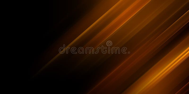 Glowing Gold Speed Line, Horizontal Light Rays, Flash Stock ...