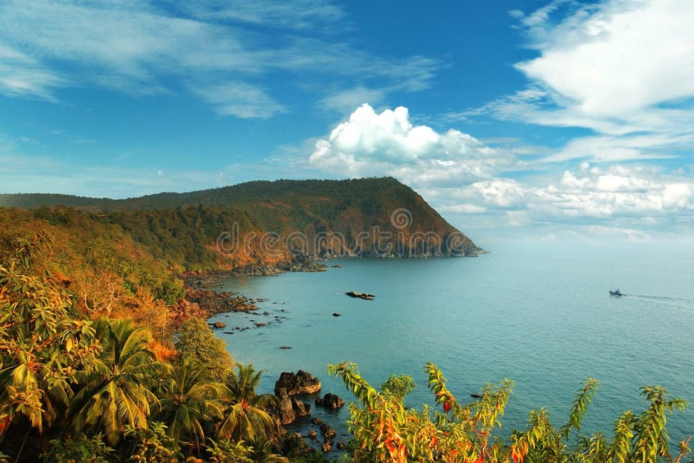 Beautiful Goa View from High, India Stock Photo - Image of agonda ...